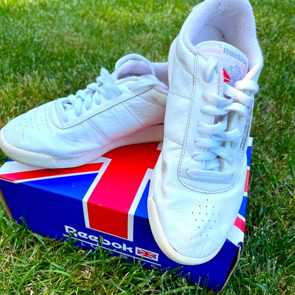 Vintage Reebok Princess Classic Womens/White 1999 Mod… - Gem
